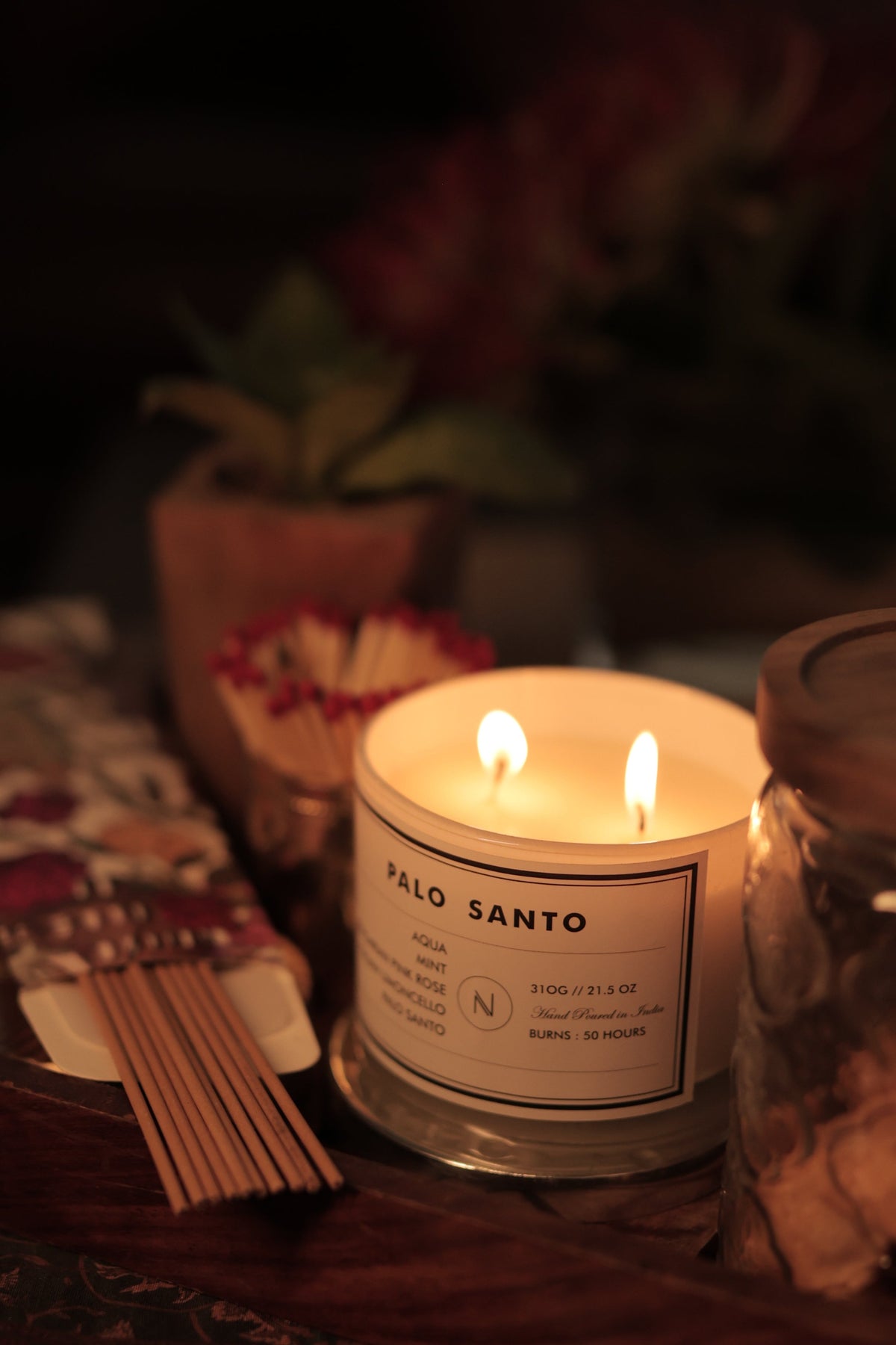 Buy Palo Santo Candle For Soothing Aroma Online– Naso Profumi